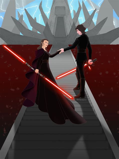 Starwars Fanart Rey Sith Throne Pixiv Dark Side Star Wars
