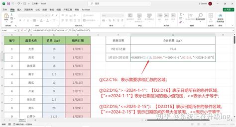 Excel如何计算指定日期范围内数据之和？ 知乎