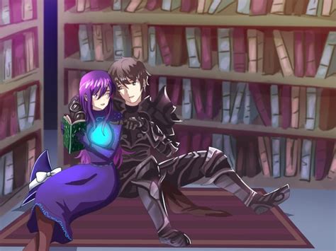Yuri The Witch And Mc Reading Together Rddlc