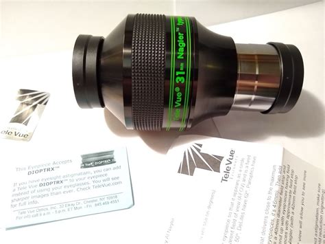 Tele Vue Nagler 31mm Type 5 Eyepiece Bnib Reduced Price Astromart