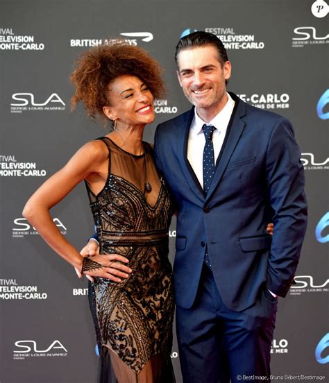 Gil Alma et sa femme Aminata lors de la soirée d ouverture du 60ème Festival de Télévision de