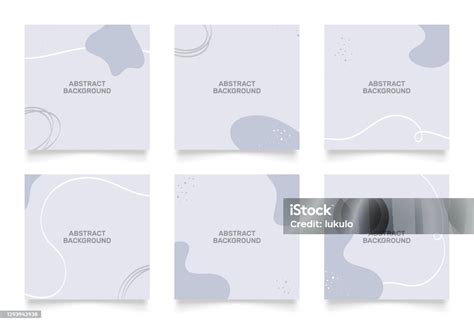 소셜 미디어 인스타 스토리 피드 포스트에 대한 추상적 인 배경 디자인 보라색 보라색 파란색 낙서 낙서 모양 손 그린 개체 텍스트공간을 복사합니다 인스 타 그램 스퀘어 전단지