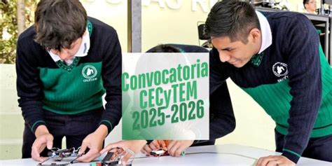 Convocatoria Cecytem Edomex Ciclo Escolar 2025 2026 Requisitos Y