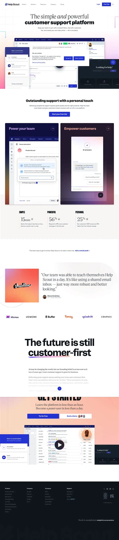 Help Scout Software De Bandeja De Entrada Compartida Centro De Ayuda Y Chat En Vivo