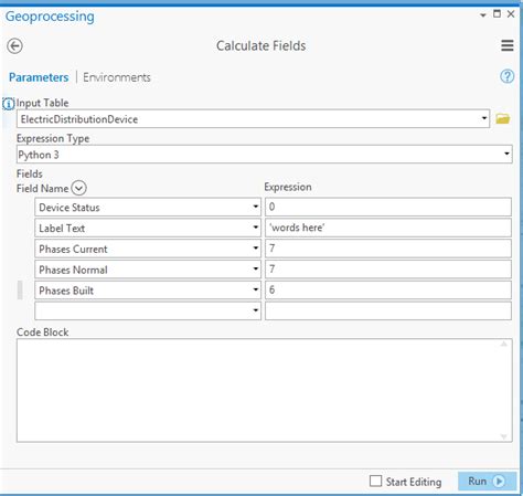 Arcgis Desktop Field Calculating Many Fields In ModelBuilder
