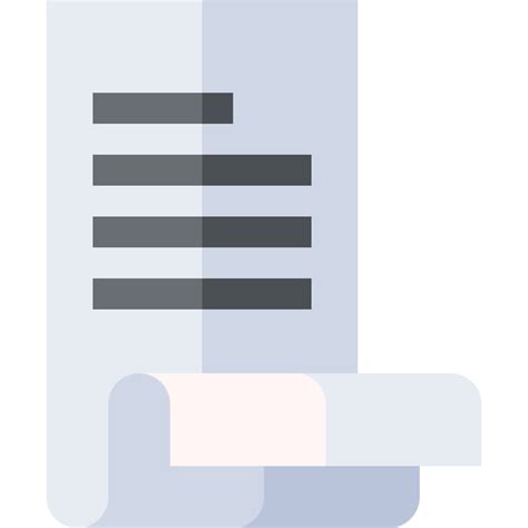 Scroll Basic Straight Flat Icon