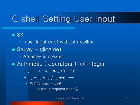 Ppt Shell Scripting C Shell Powerpoint Presentation Free Download