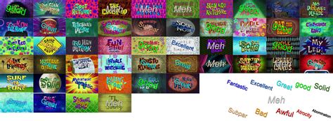 Spongebob Season 11 Scoreboard By Seanthegem On Deviantart