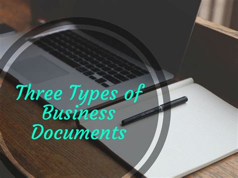 Three Types Of Business Documents Suburban Finance