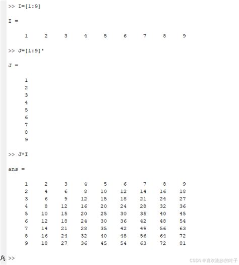 九九乘法表 Matlab Csdn博客
