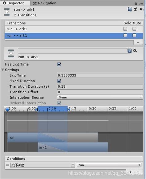 unity动画系统中两个状态间为一条线上三个箭头 unity animator 三个箭头 csdn博客