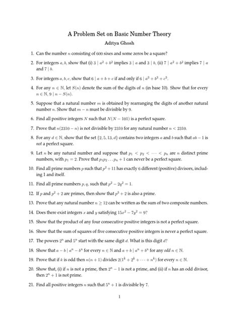Algebra P Set Pdf Numbers Integer