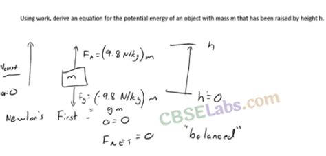 Work Power And Energy Class Notes Science Chapter Learn CBSE