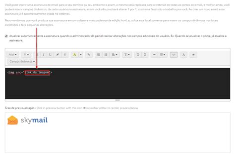Configurar Assinatura Em Html Skymail