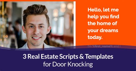 3 Real Estate Scripts And Templates For Door Knocking