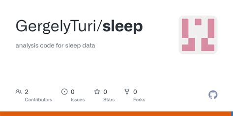 GitHub GergelyTuri Sleep Analysis Code For Sleep Data