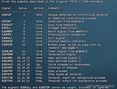 Linux信号 Csdn博客