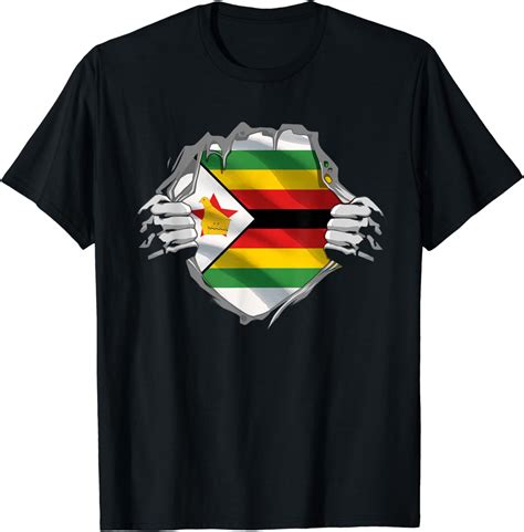 Zimbabwe Tshirt Super Zimbabwean Flag Zimbabwe Roots Citizen T Shirt