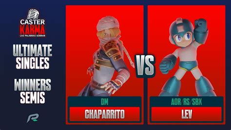 Chaparrito Pyra Mythra Donkey Kong Vs Lev Mega Man Caster Karma Winners Semis SSBU