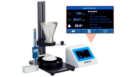 Powder Testing Workstation Ptw Powder Flowability Testing Copley