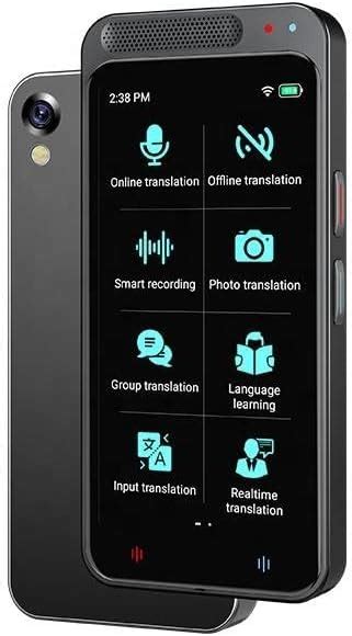 MANYCAST AI Language Translator Device | Support for 138 Languages | Real Time | Offline/Online ...