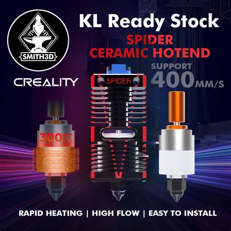 Creality Spider Ceramic High Temperature Hotend Shopee Malaysia