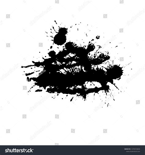 Ink Splattered Vector Art Cover Poster Stock Vector Royalty Free 1470310634 Shutterstock