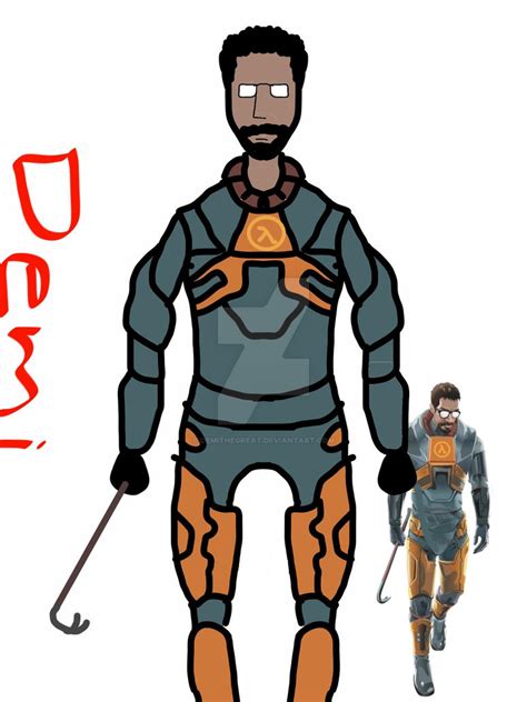 My Gordon Freeman Sketch By Demithegreat On Deviantart