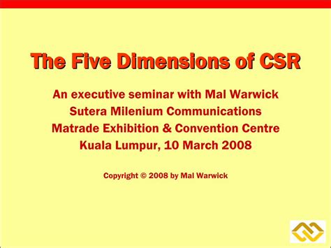 Pdf The Five Dimensions Of Csr