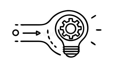 Automated Idea Generation And Innovation Process Vector Design Generative Ai Stock Vector