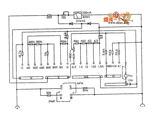 MF Multimeter Circuit Diagram Basic Circuit Circuit Diagram SeekIC