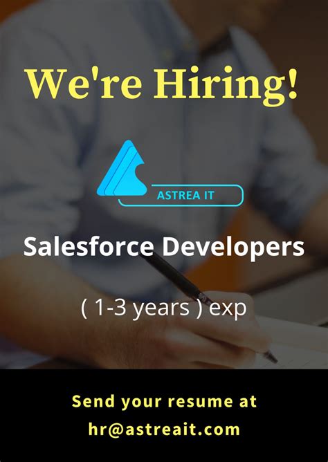 📢 We Are Looking For Salesforce Developers👨‍💻 With 1 3 Years Of Experience Salesforce Hiring