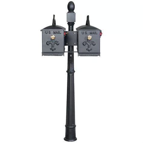 Twin Mailbox Deluxe System 2 Imperial Mailbox Systems