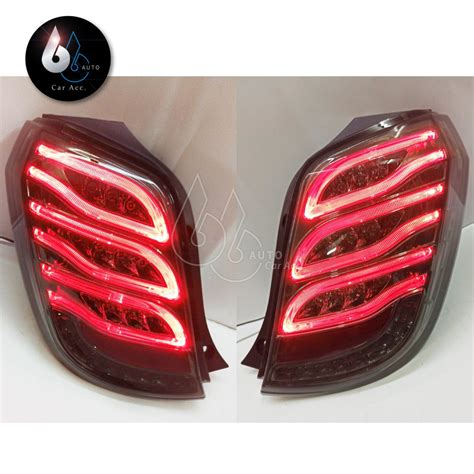 Perodua Axia 2014 Led Light Bar Tail Lamp Mercedes C Class Design