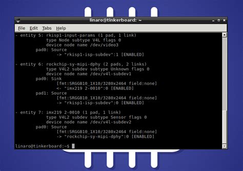 Tinker Boardv208以降におけるカメラモジュールの使用方法 Physical Computing Faqand Tutorial