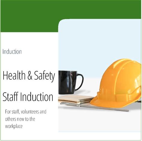 Health And Safety Induction Staff The Policy Place