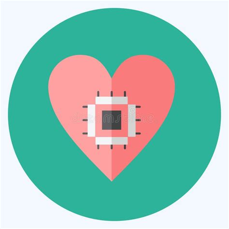 Icon Affective Computing Suitable For Data Analytics Symbol Flat