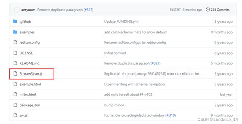 Streamsaverjs 下载视频 下载文件 Csdn博客