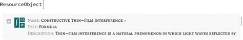 Constructive Thin Film Interference Wolfram Formula Repository