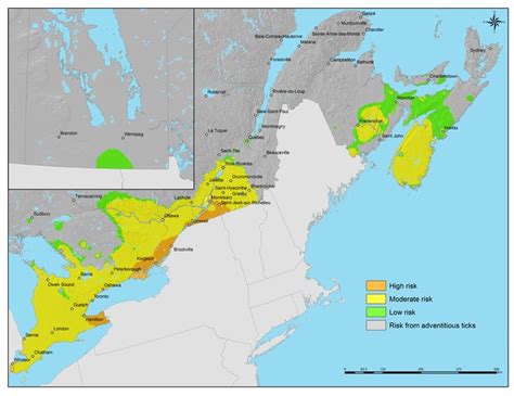 Images About Tick Maps USA Canada On Pinterest