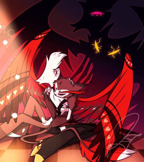Angel Dusts And Husks Inner Demons Fanart By Artist Rae