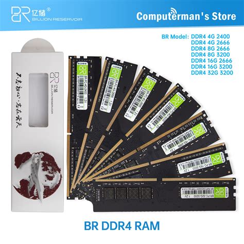 Br Ddr3 Ddr4 4gb 8gb 16gb 1333 1600 1866 2400 2666 Vicedeal