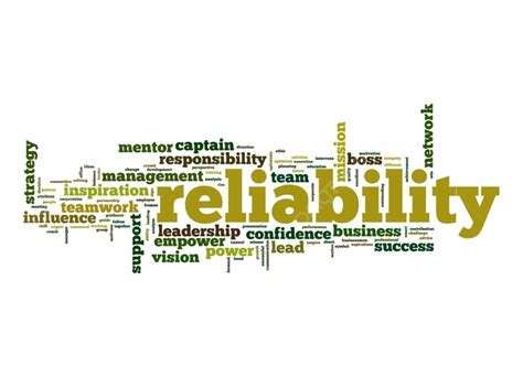 Reliability Word Cloud Business Leadership Photo Background And Picture