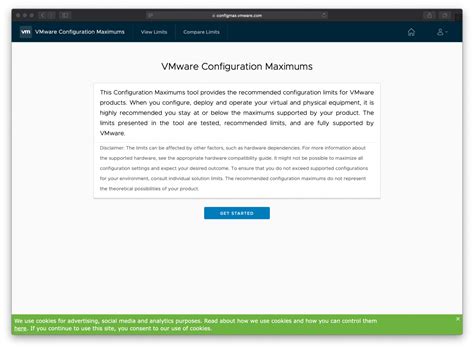 Check Vmware Configuration Maximums Online Techcrumble