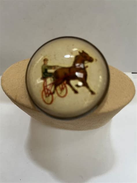 Vintage Horse And Jockey Gem