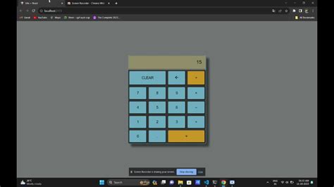 adwaith krishna on linkedin a basic calculator done using react js for