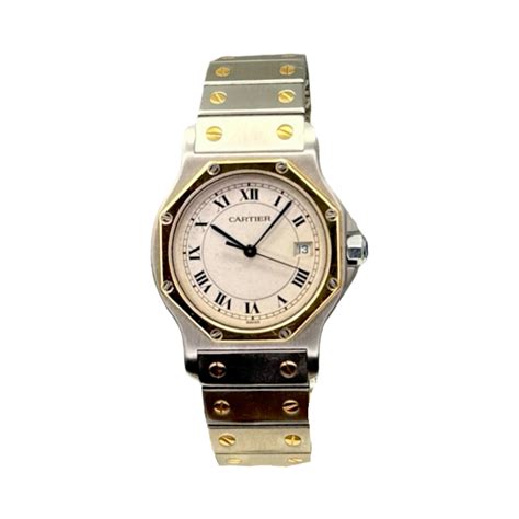Cartier Santos Octogon Mm Ref 2966 Twin Cities Time Luxury