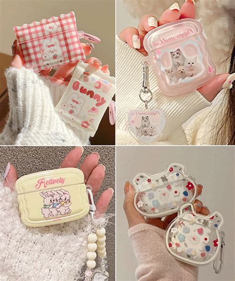 당일출고 2개이상 구매시 특가 에어팟 투명 실리콘 키링 에어팟프로2 에어팟케이스 에이블리