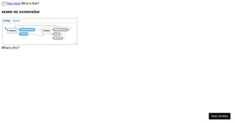 Xstate Tooltip Codesandbox