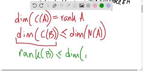 SOLVED Suppose R B And A B Are Defined Where R Is A Row Vector And A And B Are Matrices Prove